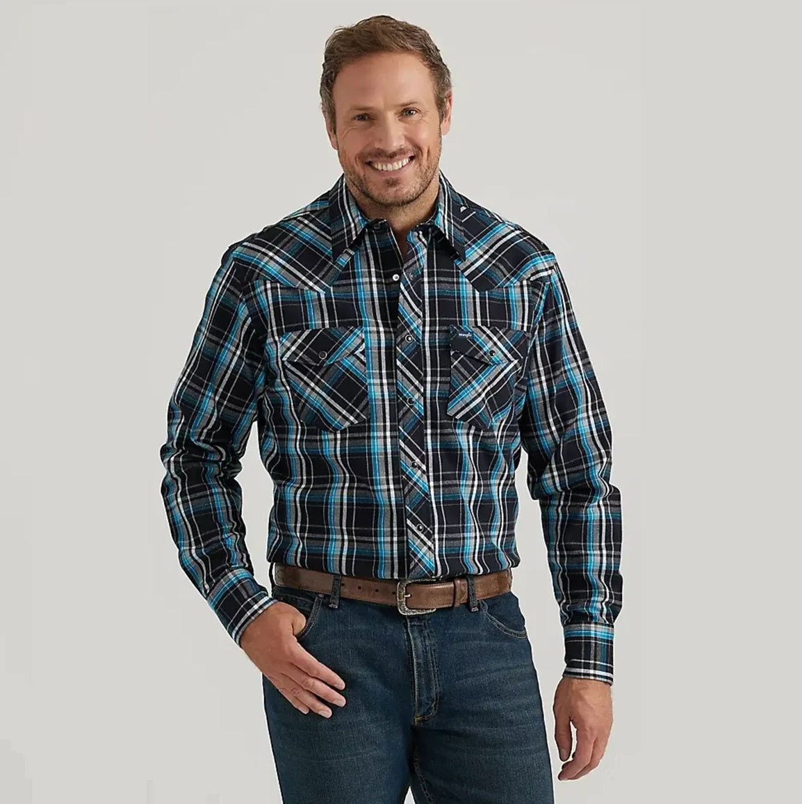 Wrangler® Men's Premium Advanced Comfort Workshirt – Picov's Tack Shop