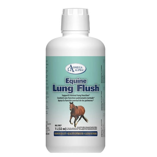 Omega Alpha Equine Lung Flush - 1L – Picov's Tack Shop