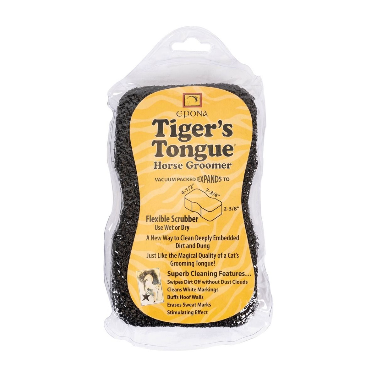 Epona Tiger's Tongue Horse Grooming Sponge – Picov's Tack Shop