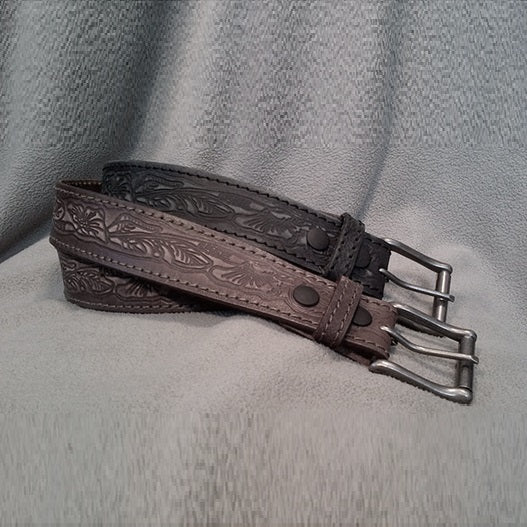 BH Men's Western Embossed Leather Western Belt #2880 – Picov's Tack Shop