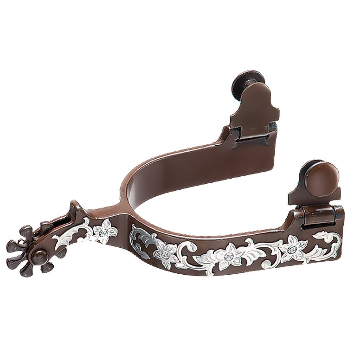 Antique Floral w/ Stones Spur – Picov's Tack Shop
