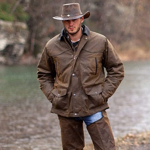 The Outback Trading Company Men's "Pathfinder" Oilskin Jacket – Picov's ...