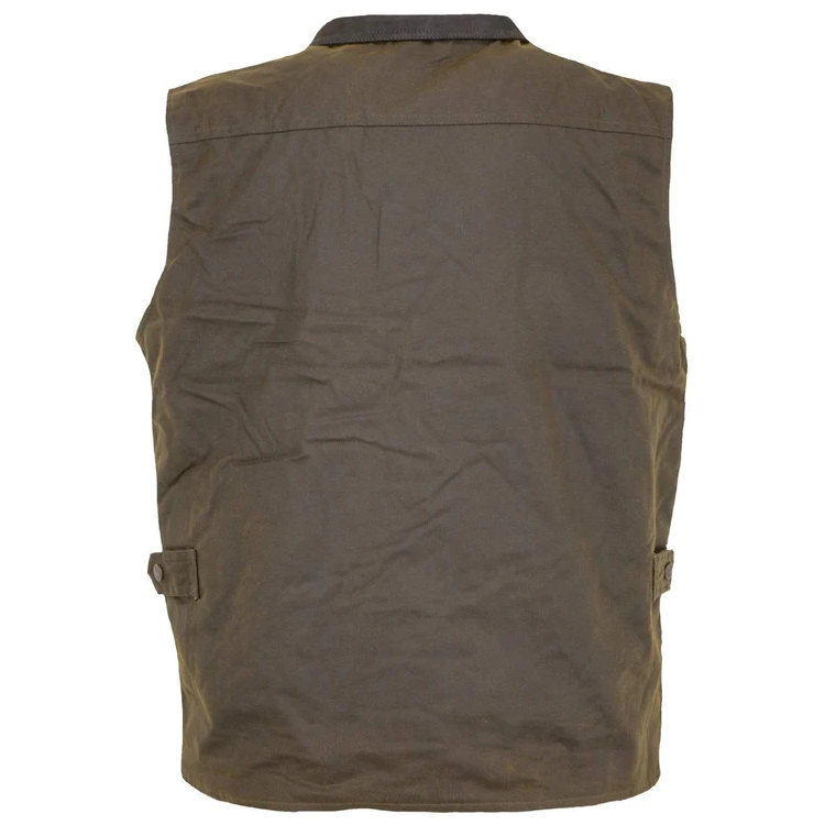 The Outback Trading Company "Overlander" Oilskin Vest – Picov's Tack Shop