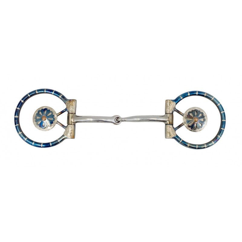 Blue Steel Western Dee Snaffle Show Bit – Picov's Tack Shop